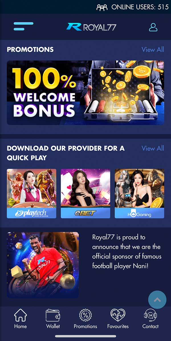 Royal77 Casino Review/Ratings 2025 « Bestcasinomalaysia.com